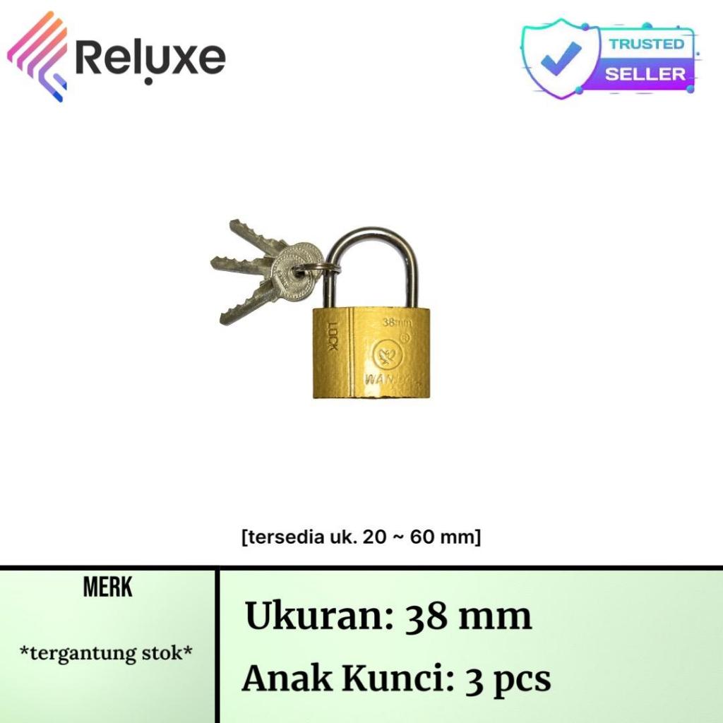 Jual Gembok Cat Kuning Ukuran 40 mm | Shopee Indonesia