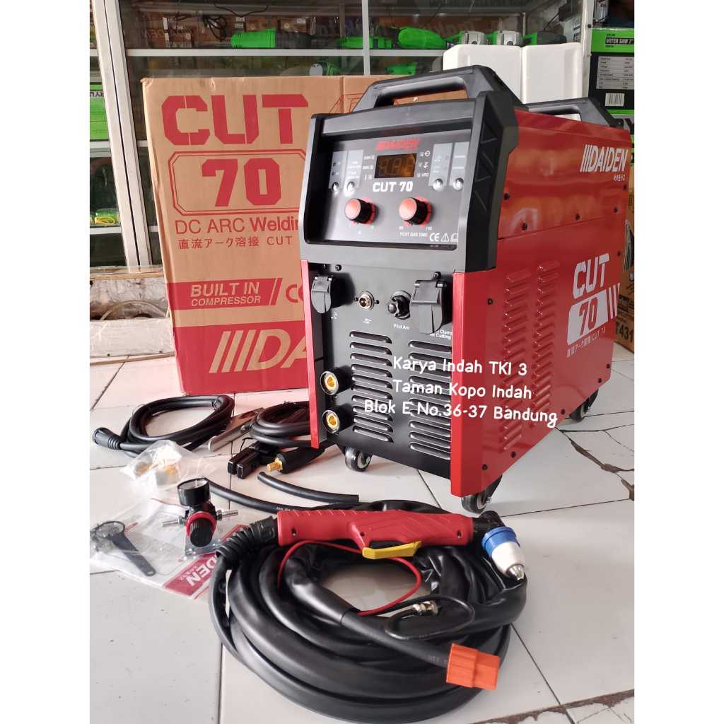Jual Mesin Las Potong DAIDEN CUT 70 Plasma Cutting 3PHASE 25mm JAPAN WITH COMPRESSOR 70 CUT70 ...