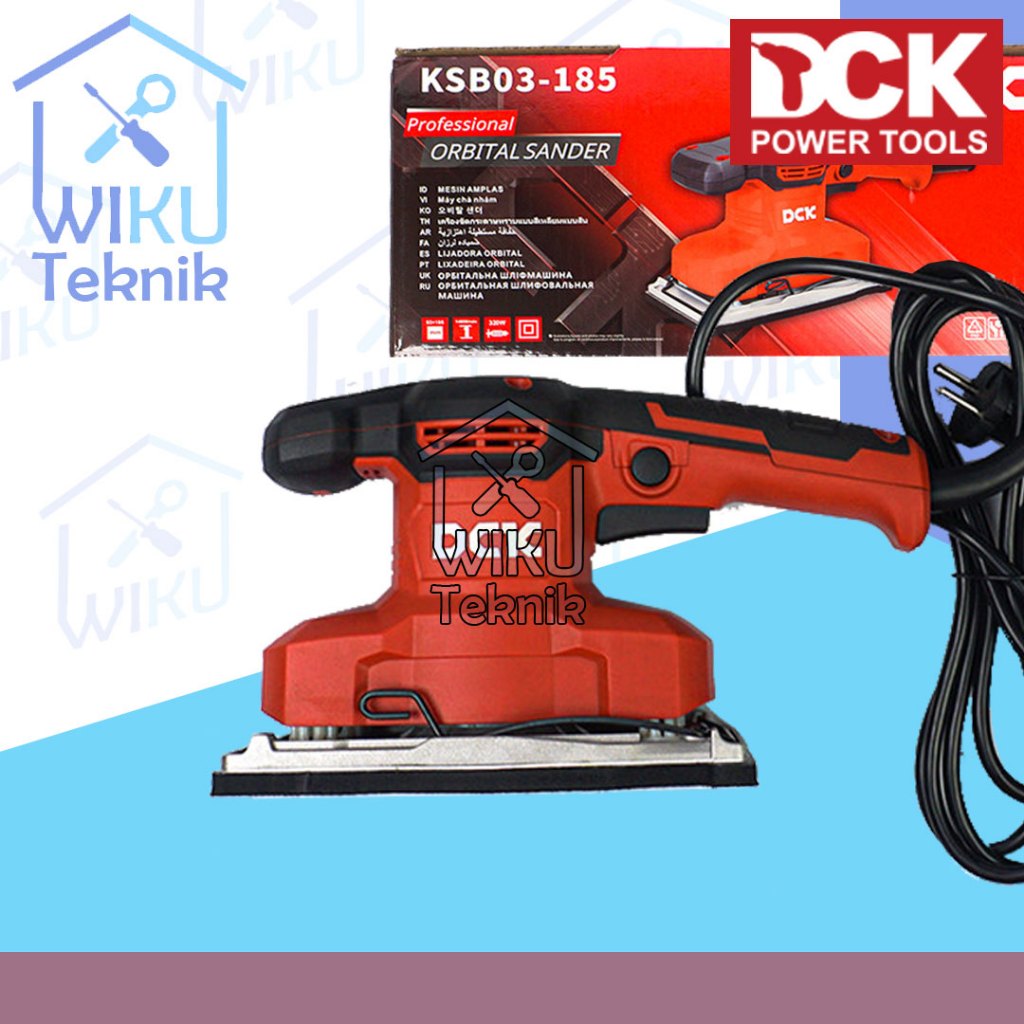 Jual DCK Mesin Amplas / Orbital Sander 185mm KSB03-185 Sanding Besar / Panjang | Shopee Indonesia
