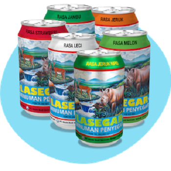 Jual Minuman Kaleng / Larutan Penyegar Rasa Lasegar 320 Ml x 6 Varian Jeruk Nipis, Leci, Jambu ...