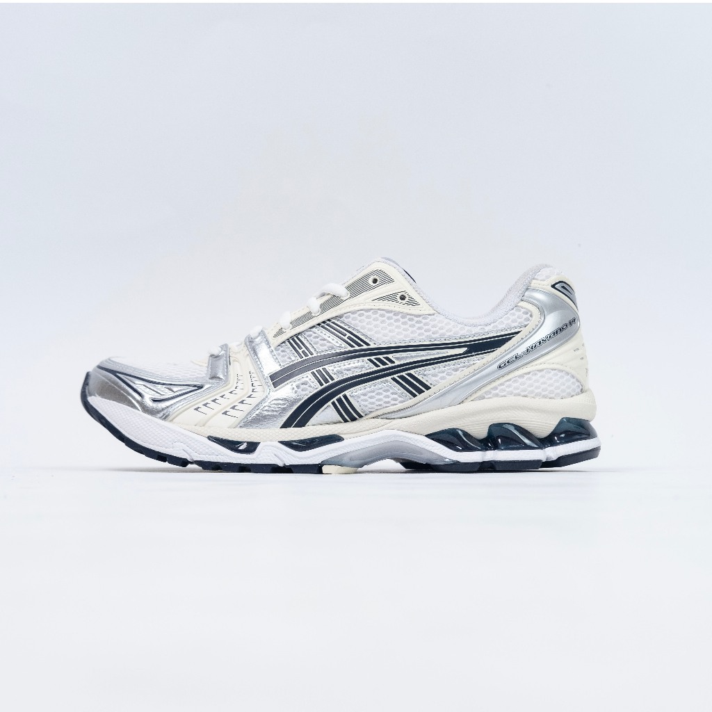 Jual SEPATU LARI / KASUAL KAYANO 14 - WHITE SILVER MIDNIGHT BLACK ...