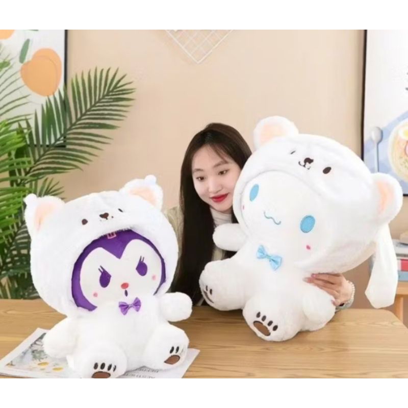 Jual Boneka Sanrio Hodie kupluk kuromi Chinnamorol Phochacho ukuran 60 ...