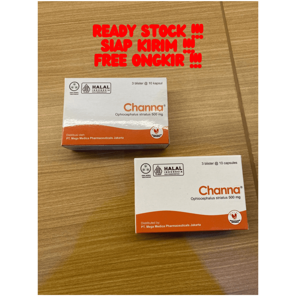 Jual CHANNA STRIATA 500MG EKSTRAK IKAN GABUS 30 KAPSUL | Shopee Indonesia