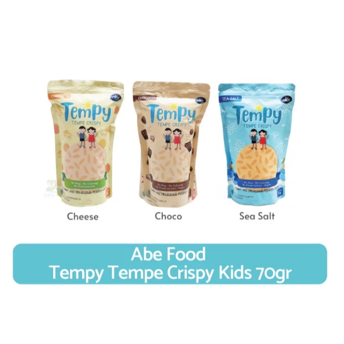 Jual ABE FOOD Tempy Tempe Crispy Kids 70gr | Shopee Indonesia