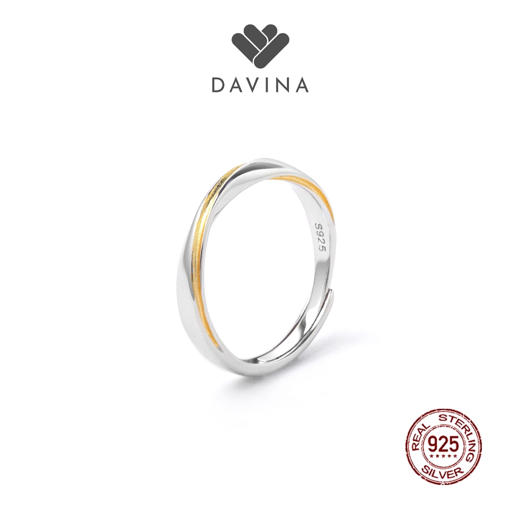 Jual DAVINA Men Kenth Ring Sterling Silver 925 - Cincin Pria Perak S925 ...