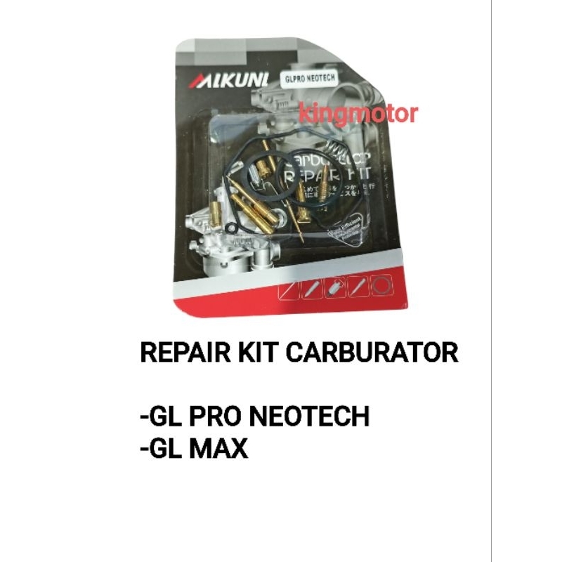 Jual REPAIR KIT KARBURATOR REPERKIT KARBU GL PRO MAX GLPRO GLMAX NEOTECH MEGA PRO LAMA KUALITAS ...