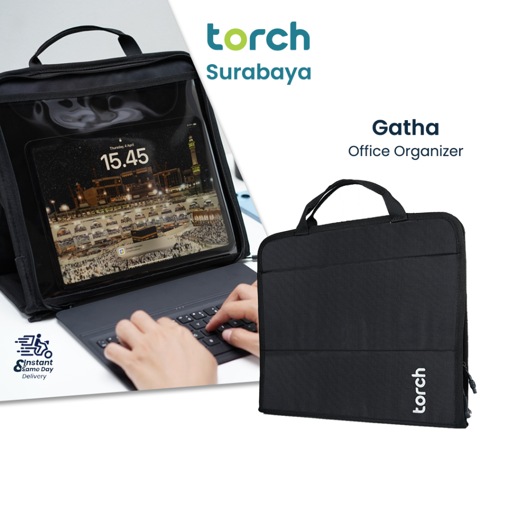 Jual Torch Gatha Office Organizer Tas Ipad Stand Tablet Case Water ...