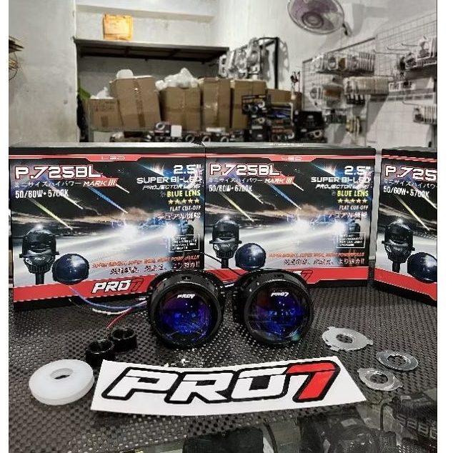 Jual Projie Proji Projector Biled Pro7 P725BL MARK III 2.5 60WATT ...