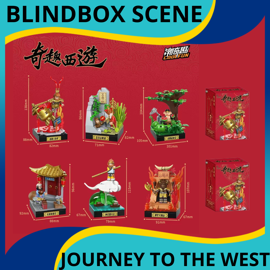 Jual BLINDBOX SCENE BRICK Coolfun BRIKCS JOURNEY TO THE WEST Collection ...