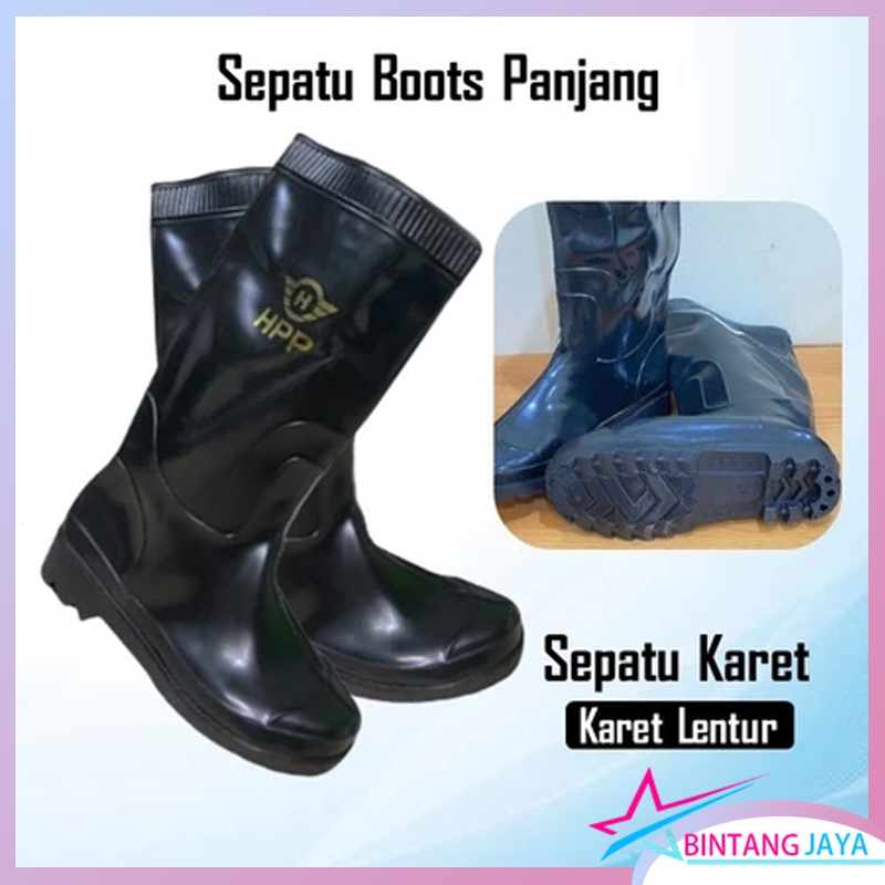 Jual Sepatu boot /sepatu bot karet murah/sepatu boot panjang/sepatu ...