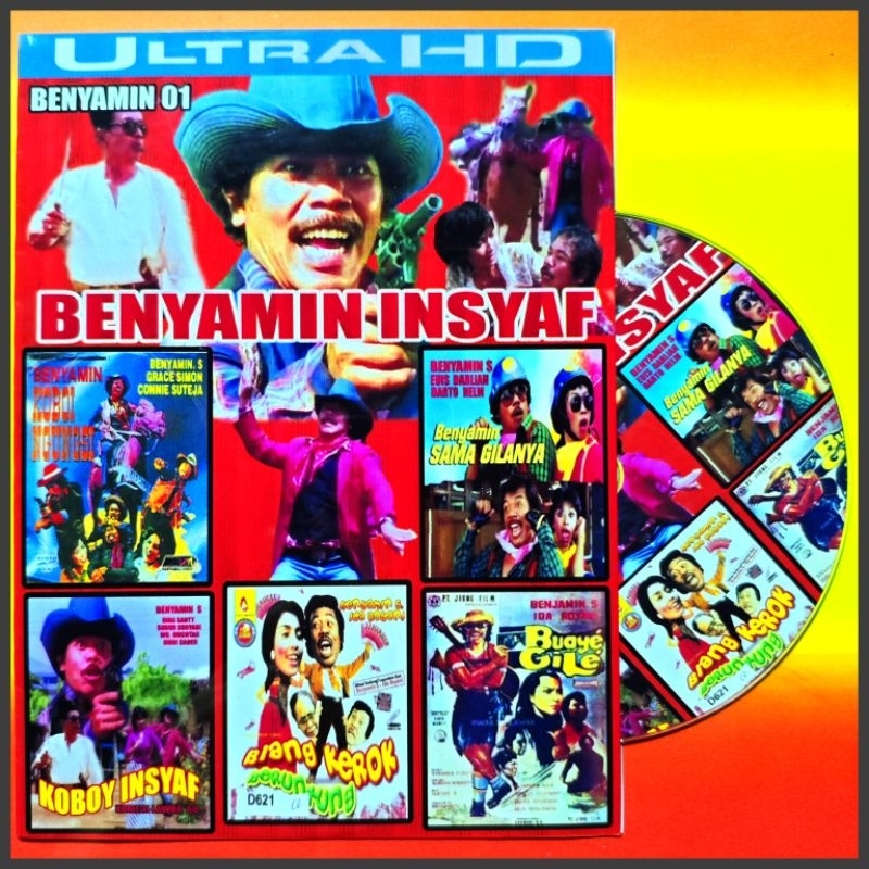 Jual Kaset Film Indonesia Jadul Komedi Koleksi Benyamin S Pilihan ...