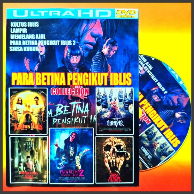 Jual Kaset Film Indonesia Koleksi Horor Campuran Terbaru Dan Terbaik Pilihan isi 5 Judul ...