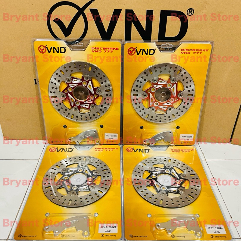 Jual PIRINGAN DEPAN CAKRAM VND ORIGINAL AK 66 220MM BEAT SCOOPY GENIO ...