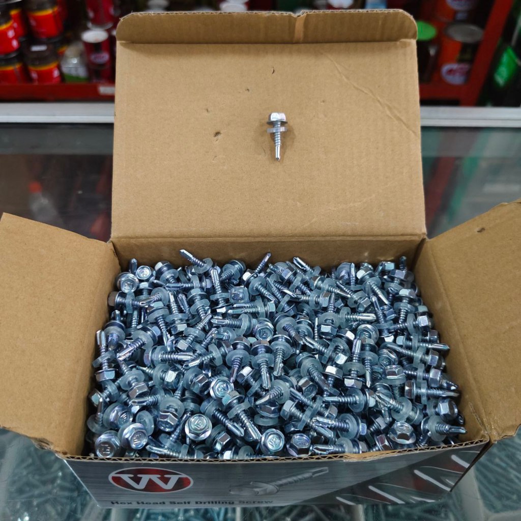 Jual [20 pcs] Baut Drilling W ukuran 12x20 Sekrup Roofing W Panjang 2 ...