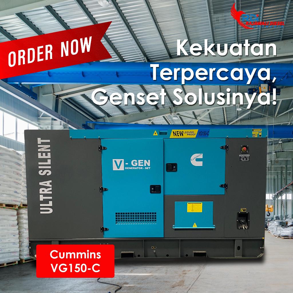 Jual Genset 150KVA CUMMINS Ultra Silent | Shopee Indonesia