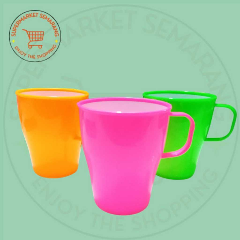 Jual Gelas Plastik Calista Tebal / Cangkir Plastik Calista Warna ...