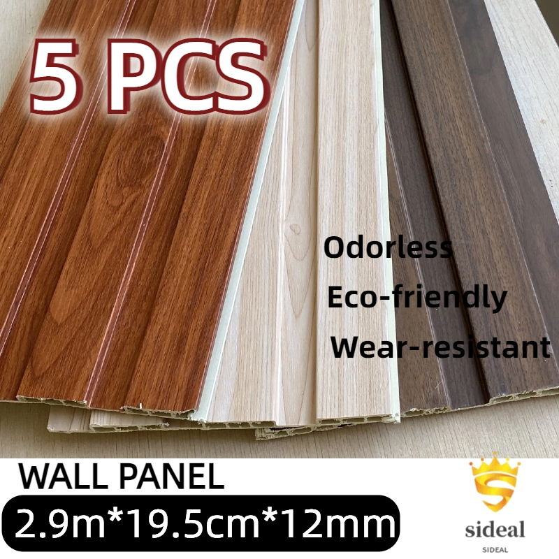 Jual 5PCS Panel dinding plastik kayu, panel dinding eksterior, panel ...