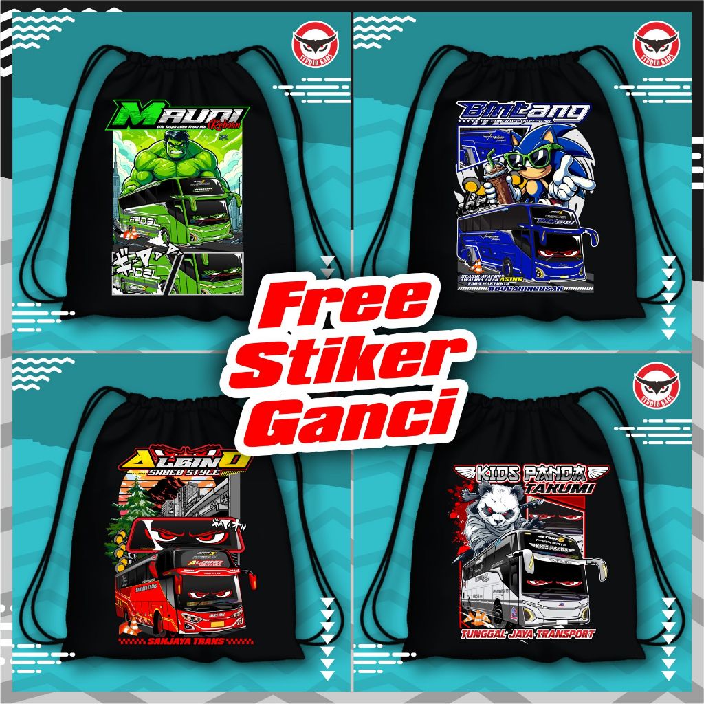 Jual (FREE STICKER+GANCI) TAS SERUT BUS MANIA STROBO TRANS ORIGINAL ...