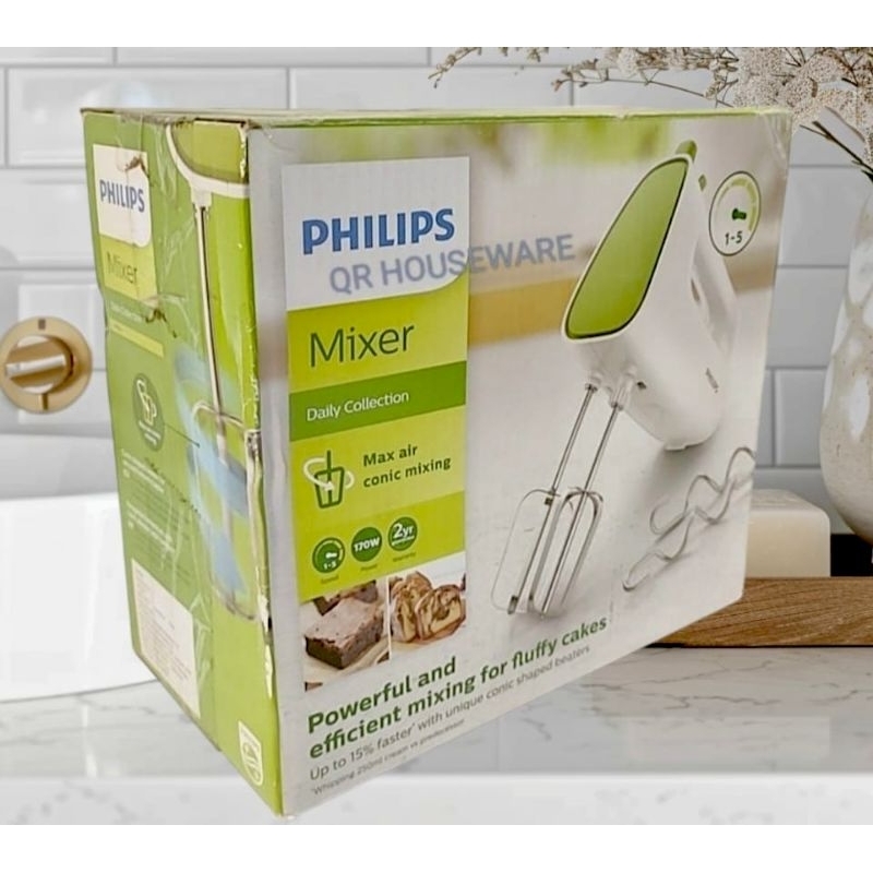 Jual PHILIPS MIXER HAND HR - 1552 5 SPEED HIJAU | Shopee Indonesia