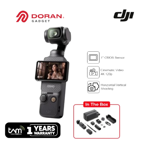 Jual DJI Osmo Pocket 3 - Basic and Creator Combo 4K - Garansi TAM 1 Tahun | Shopee Indonesia