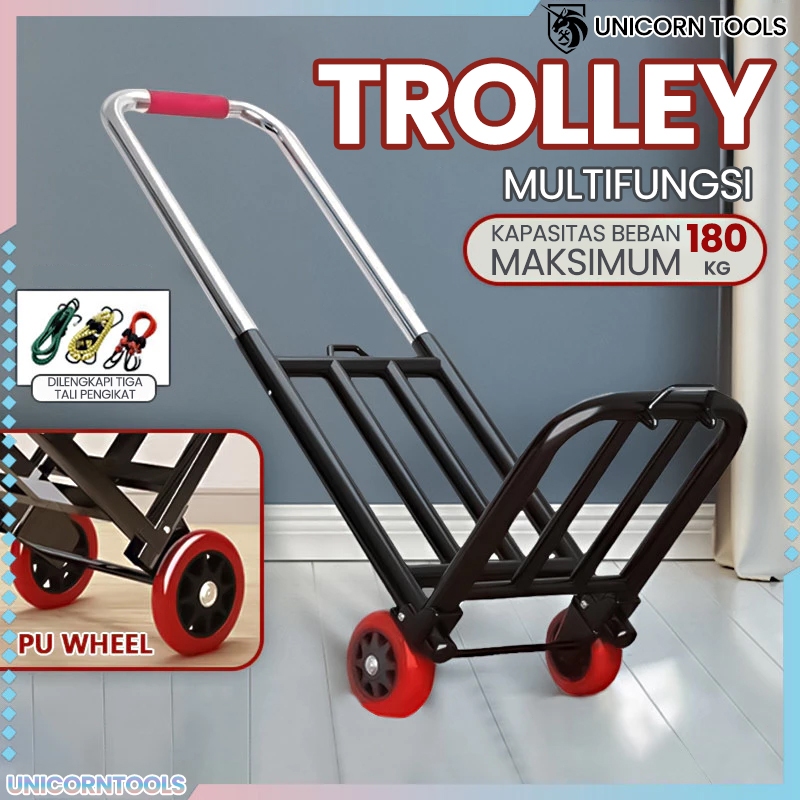 Jual PO Trolley Beli Makanan dan Belanja Trolley Besi Lipat Trolley ...