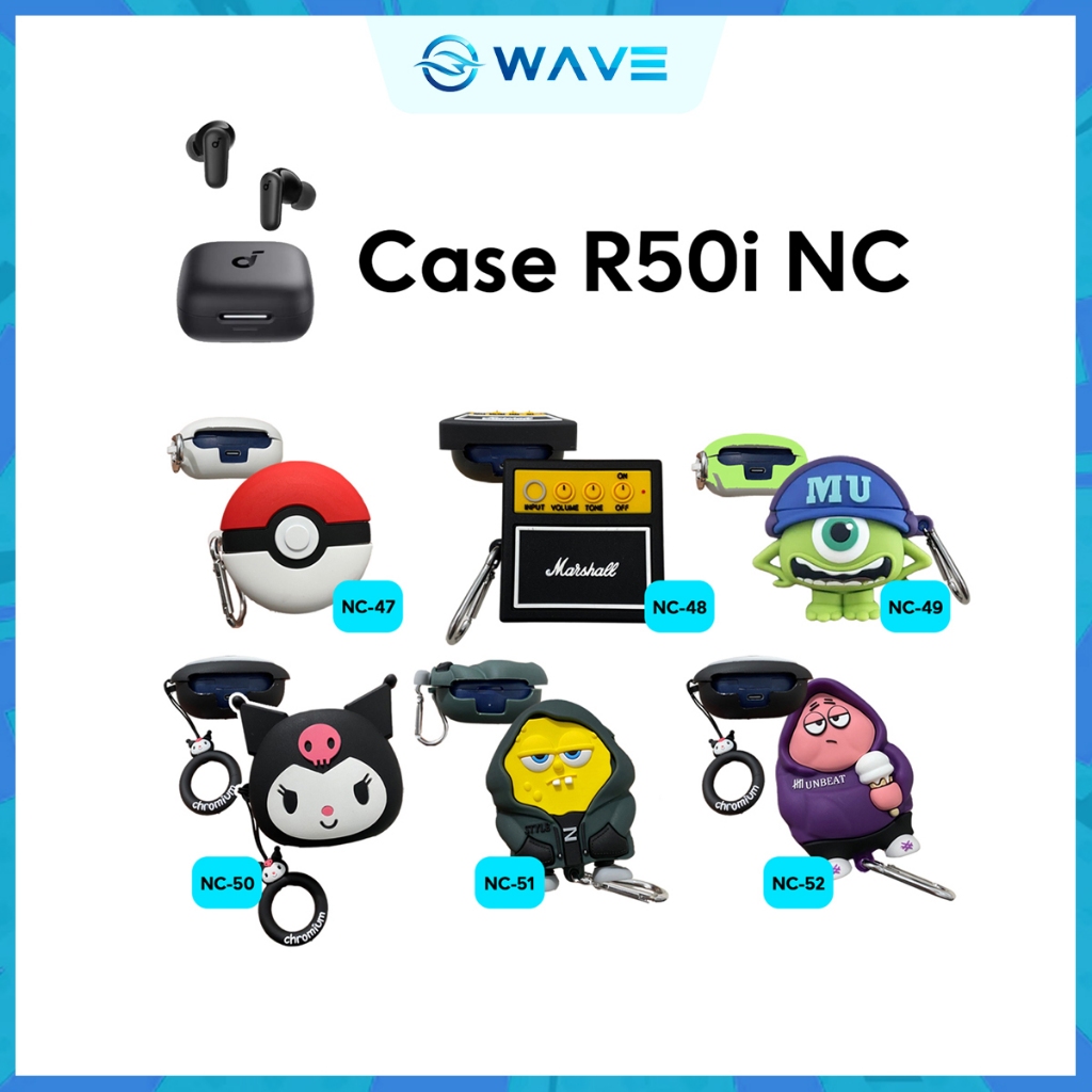 Jual [R50i NC] Case Soundcore R50i NC Karakter Silicon Pokemon Ball ...