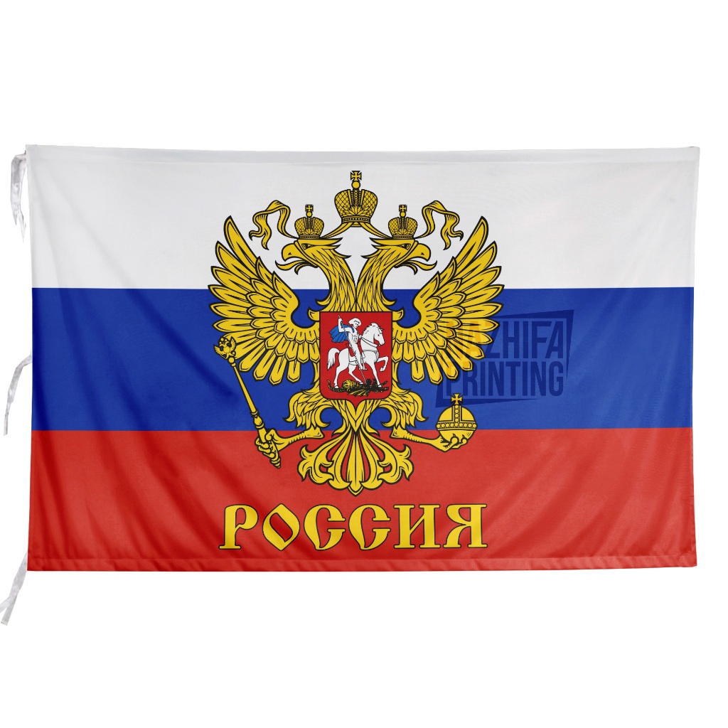Jual Nazhifa Printing - Bendera Rusia Elang, Russia, Rusia Flag ...
