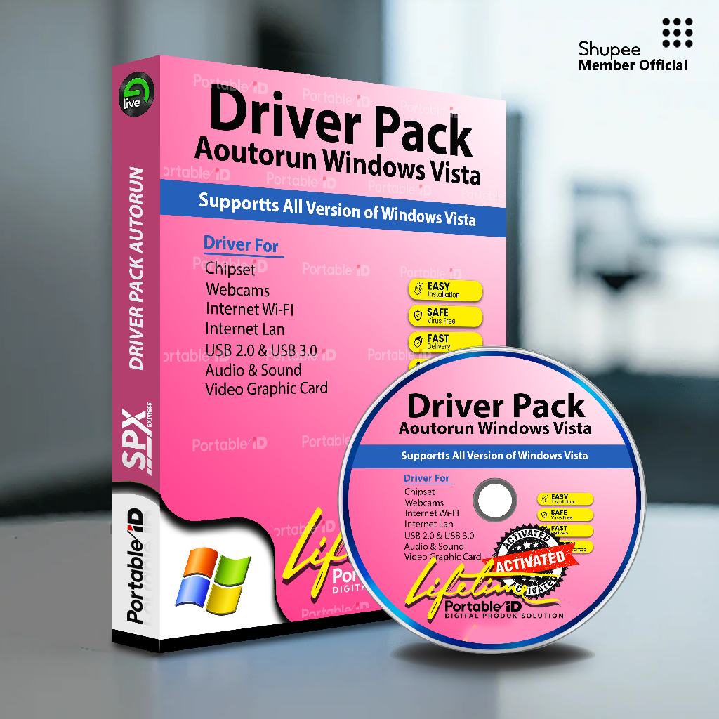 Jual DVD Installer Driver Pack Autorun Windows® Vista | Shopee Indonesia