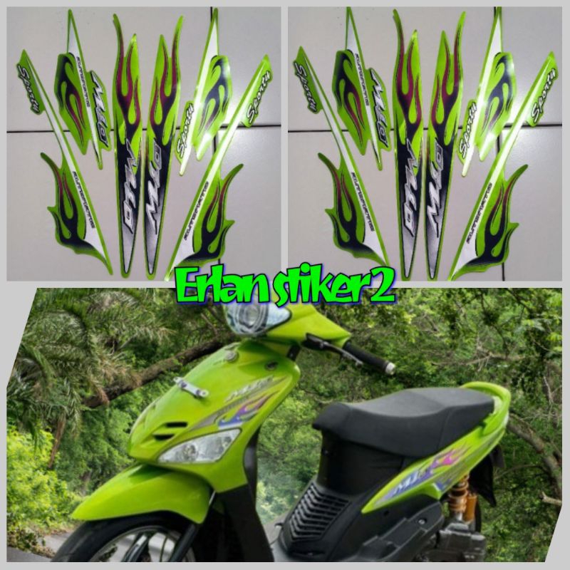 Jual stiker striping lis les pollet full body motor mio sporty 2006 ...