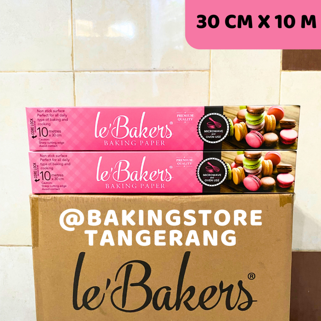Jual Le Bakers Baking Paper White 30 CM x 10M | Kertas Baking Roti ...