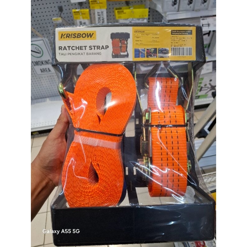 Jual RATCHET STRAP KRISBOW/TALI PENGIKAT BARANG 4 TON | Shopee Indonesia