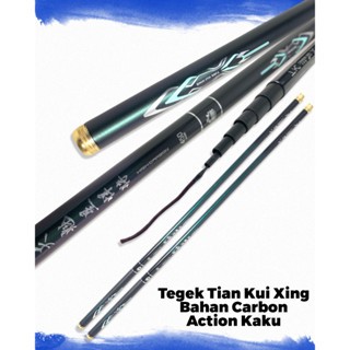 Jual Joran Tegek Tegek Tian Kui Xing Carbon Premium Ruas Panjang Action ...