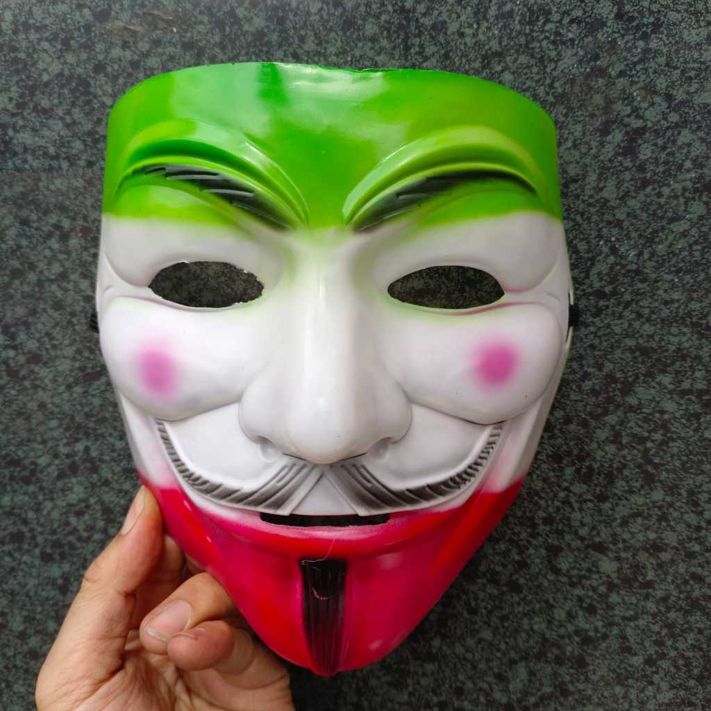 Jual Topeng Anonymous Italy / Topeng Hacker Italia / Vendeta Anonimous ...