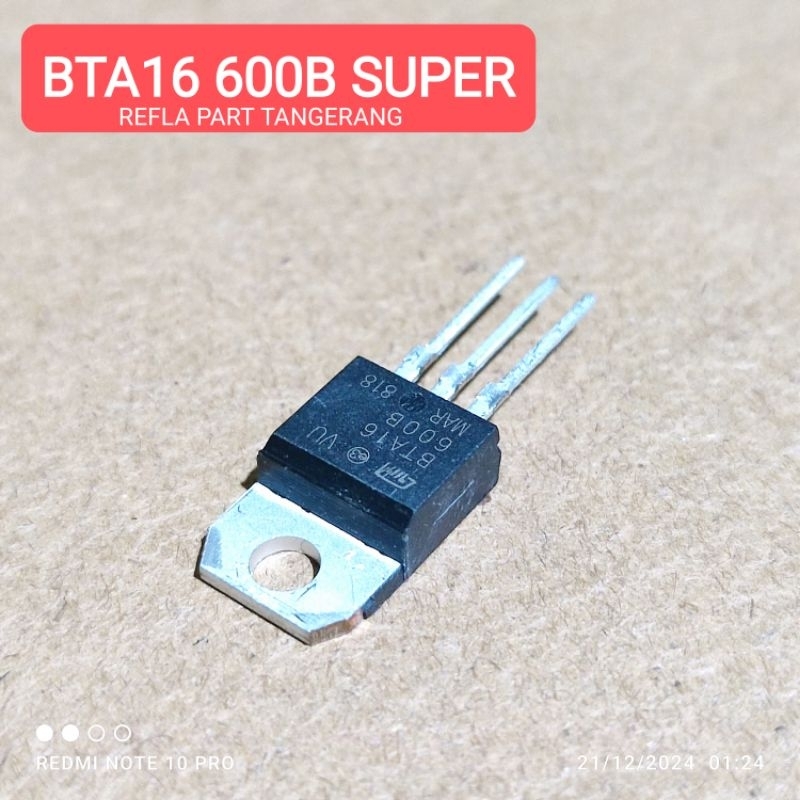 Jual BTA16 600B BTA16 600B BTA16 600 B Silicon Controlled Rectifier BF02 | Shopee Indonesia