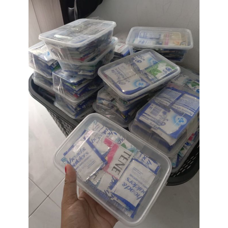 Jual Sampo Box (Sisa Sortir) Isi 30 & 50 Sachet FREE BOX | Shopee Indonesia