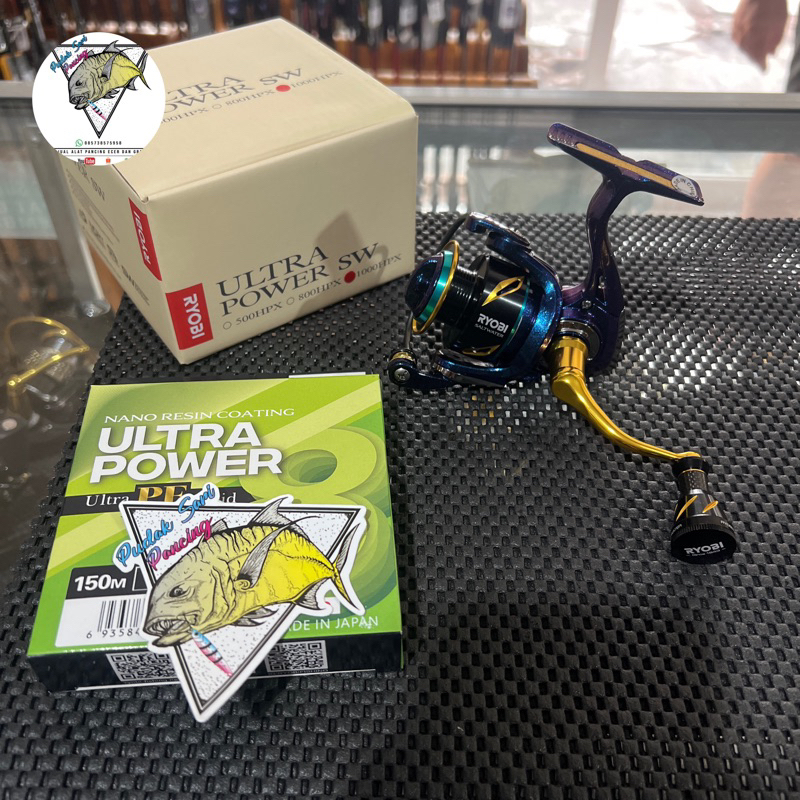 Jual REEL SPINING RYOBI ULTRA POWER SW + FREE PE 150 M | Shopee Indonesia