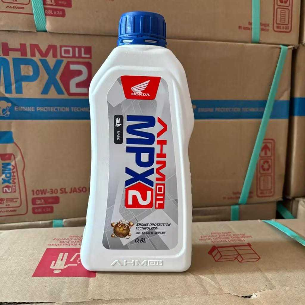 Jual OLI MPX2 0,8L AHM OIL MPX 2 Matic 0,8 Liter KEMASAN BARU ( HONDA 800ML ) | Shopee Indonesia