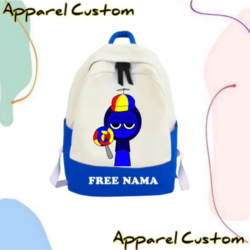 Jual Tas Ransel anak Motif Javin Sprunki Incredibox | Shopee Indonesia