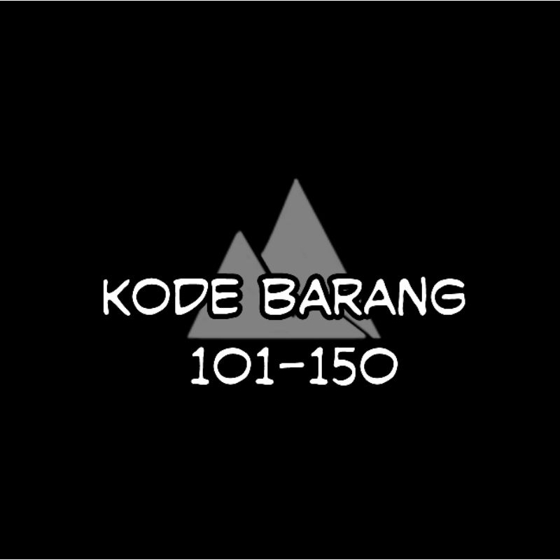 Jual kode barang 101-150 | Shopee Indonesia