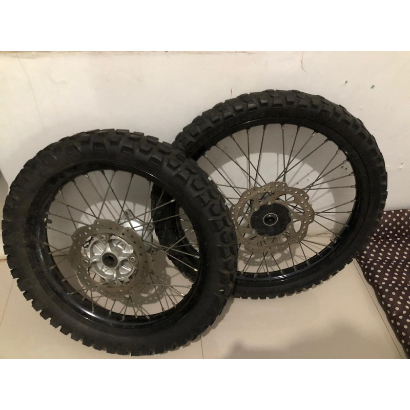 Jual Wheelset Crf CRF150 Velg Ori Copotan Lengkap Pircak | Shopee Indonesia