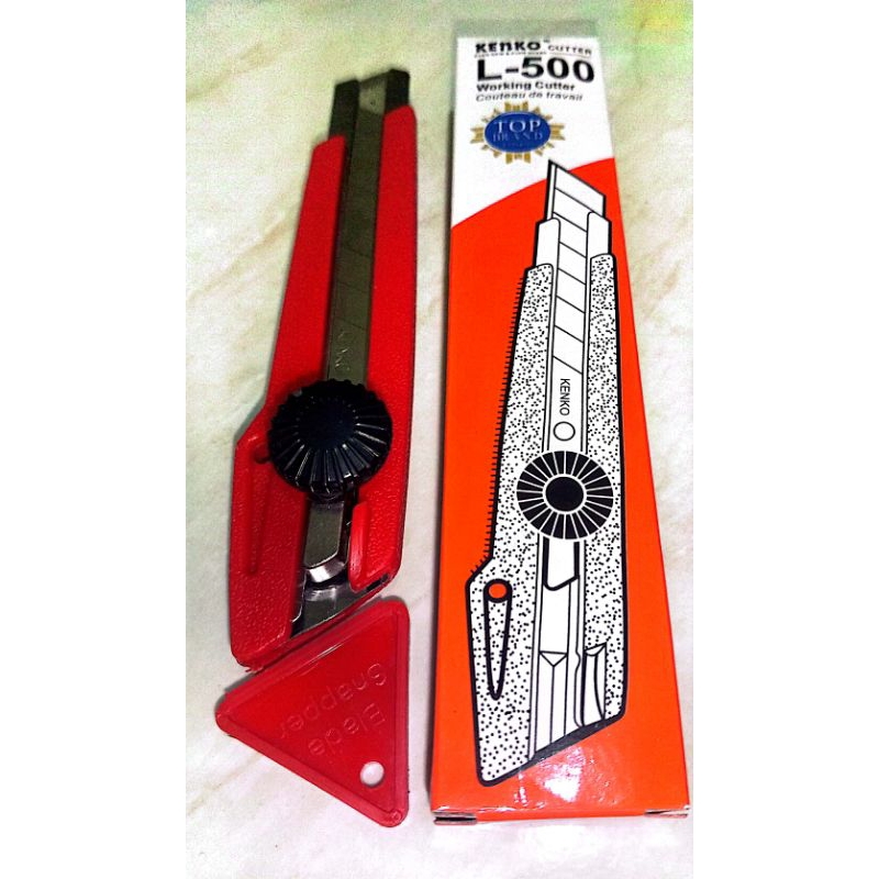 Jual Cutter Kenko L 500 || Cutter Besar || Harga per pcs | Shopee Indonesia