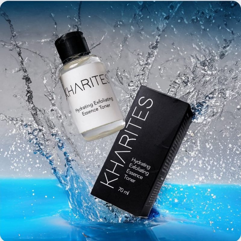 Jual Kharites Hydrating Exfoliating Essence Toner 70 ml | Shopee Indonesia