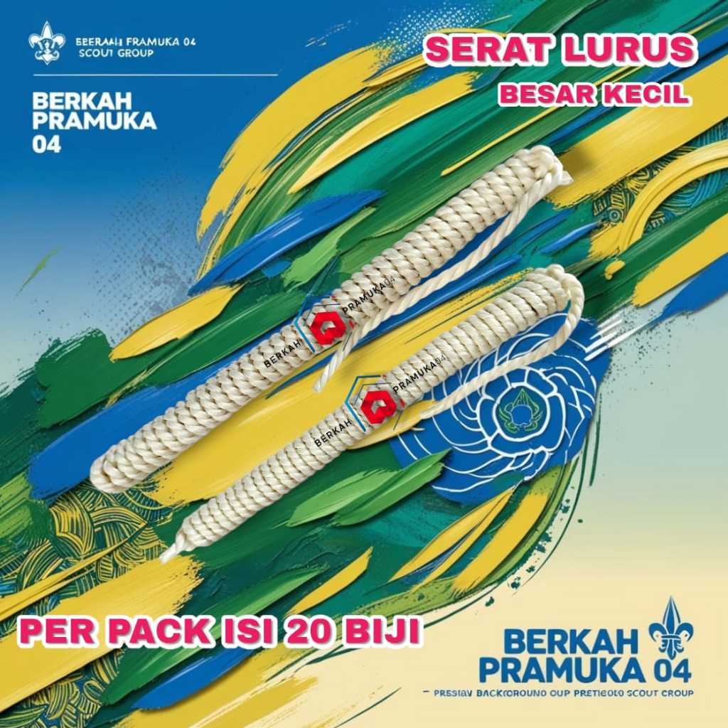 Jual Tali tambang pramuka serat lurus besar (bijian) | Shopee Indonesia