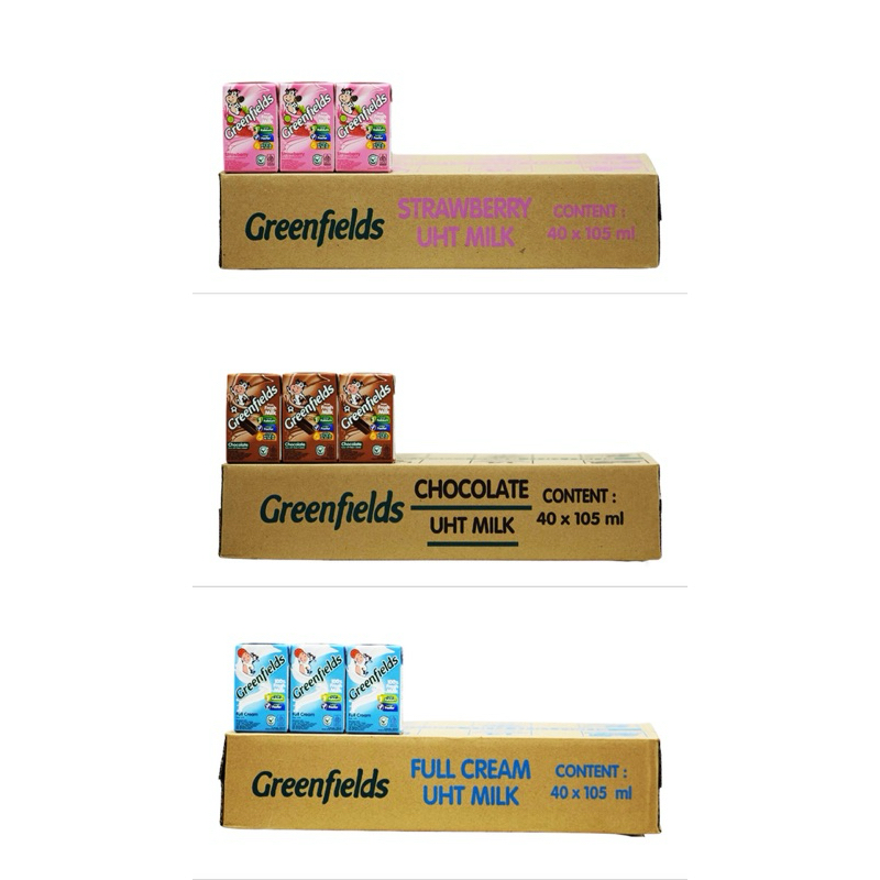 Jual Greenfields Susu UHT 40 x 105 ml / karton ( khusus sameday ) | Shopee Indonesia
