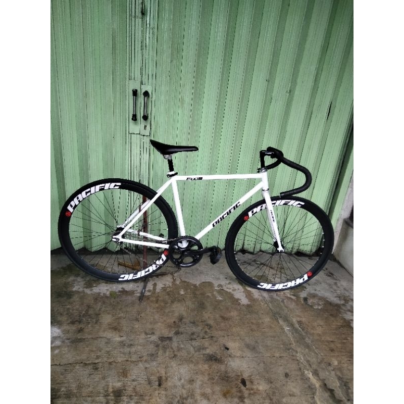 Jual Sepeda Fixie 700c Frame Pacific Velg 4cm Doublle Wall Rem Doltrap ...