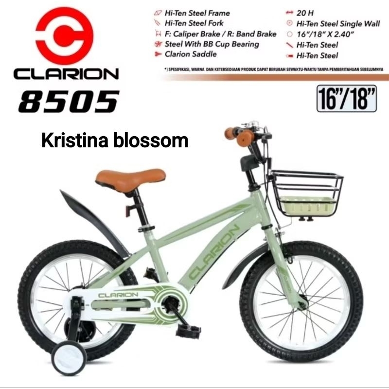 Jual Sepeda BMX 16 18 inch Clarion 8505 keranjang | Shopee Indonesia