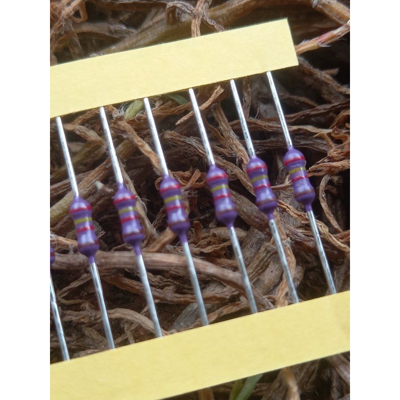 Jual resistor 2k4 ohm 1/4wat unggu zero full tembaga harga untuk 50pc ...