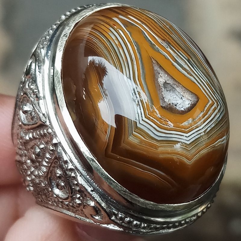 Jual Batu Akik Sulaiman Kantong Semar Bayang Combong Klasik Natural 100 ...