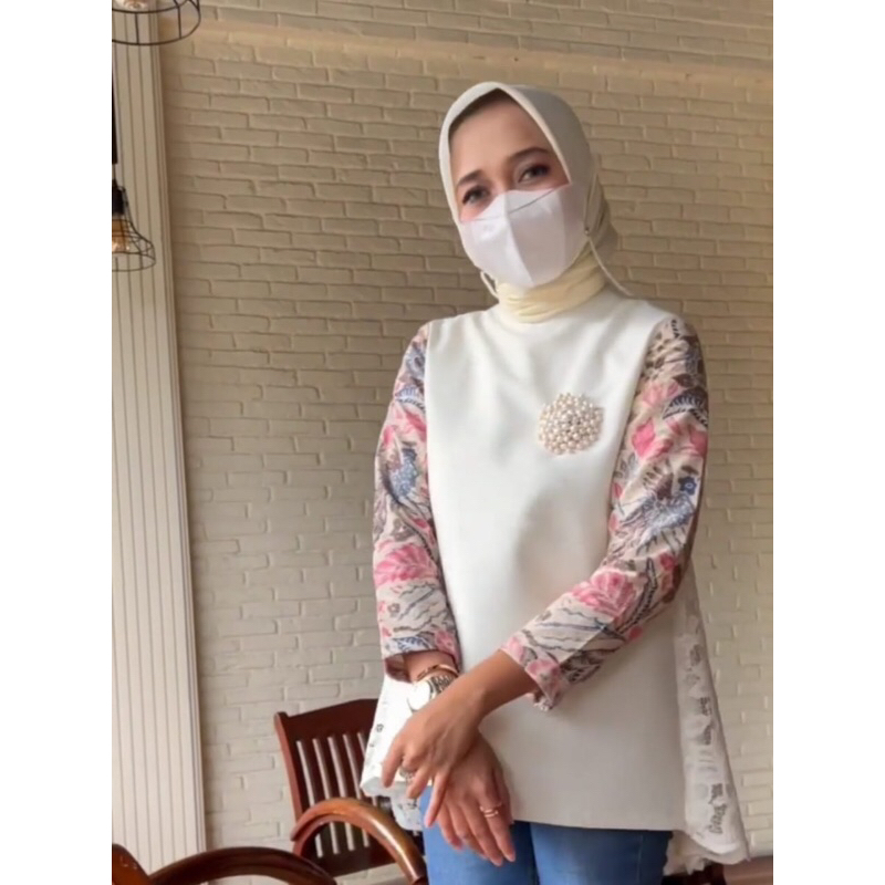Jual TENUN_GAYA blouse Batik Wanita Modern Blouse batik floy Blouse ...