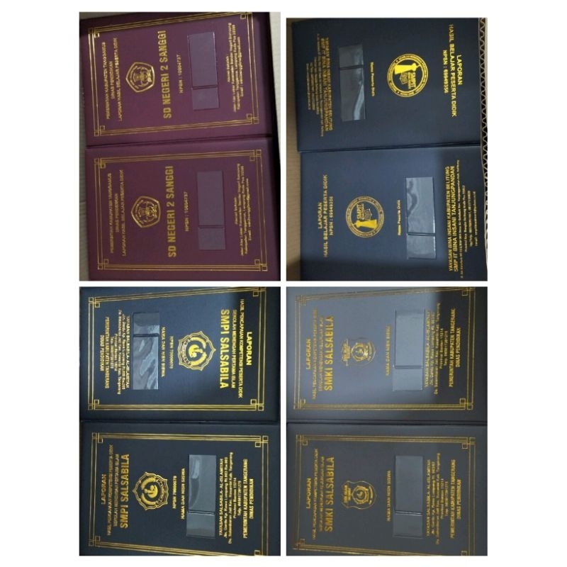 Jual CUSTOM MAP RAPORT FREE DESIGN (isi 10-14) HOTPRINT SD, SMP, SMA ...